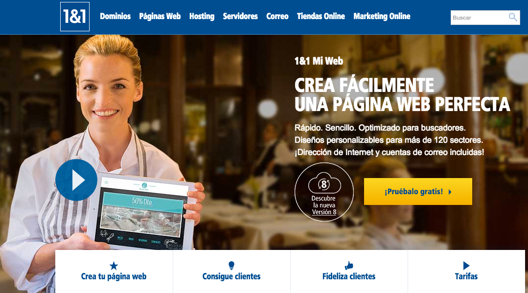 Probamos la nueva versión de 1&1 Mi Web